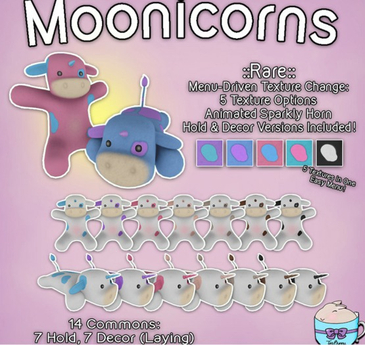 Second Life Marketplace - .TeaBunny. Moonicorn-Hold [RARE]